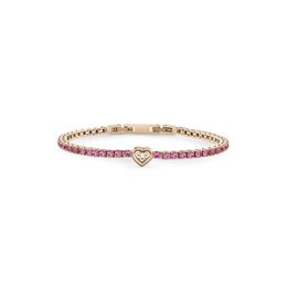 Philipp Plein Jewellery Armband 'Plein Tennis Royal' Damen Gr&ouml;&szlig;e One Size gold / pink