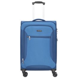 d&n D&N Travel Line 6404 4-Rollen Trolley 68 cm Herren Gr&ouml;&szlig;e One Size blau