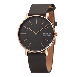 Skagen Uhr 'Signatur' Damen Größe One Size rosegold / anthrazit / perlweiß