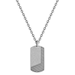 True Rebels Necklace male Silver size One Size