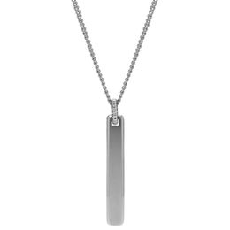 Fossil Necklace male Silver size One Size