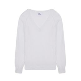 JUST CASHMERE Pullover 'Phoebe' Damen Gr&ouml;&szlig;e L offwhite