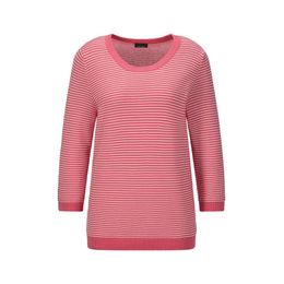 GOLDNER Pullover Damen Gr&ouml;&szlig;e XL koralle / wei&szlig;