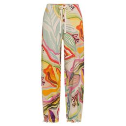 Deha Workout Pants 'Flower Power' female Green size M