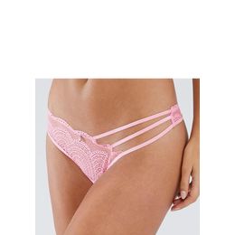 Lascana String 'Kira' pink Gr. 40/42 für Damen. Figurbetont. Nachhaltig.