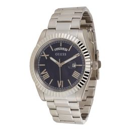 Guess Uhr 'Connoisseur' Herren Größe One Size blau / silber