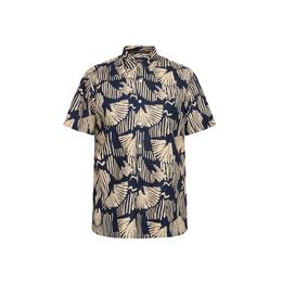Signal Hemd 'Pelle' Herren Größe 4XL hellbeige / marine