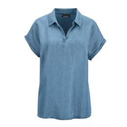 GOLDNER Bluse Damen Gr&ouml;&szlig;e M blau