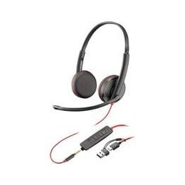 Poly Blackwire 3225, Headset schwarz, Stereo, USB-C