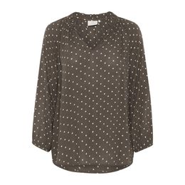 Kaffe Bluse 'Babett' Damen Größe S sepia / weiß