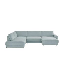 Lounge Collection Wohnlandschaft Erion blau Maße (cm): B: 371 H: 83 T: 250.0 Sofas > Sofas nach Material > Stoffsofas » Sofa DE