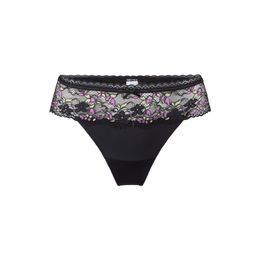 Lingadore String 'Daily' Damen Gr&ouml;&szlig;e M pastellgr&uuml;n / pink / schwarz