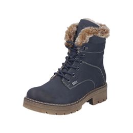 Rieker Schn&uuml;rstiefelette Damen Gr&ouml;&szlig;e 39 nachtblau Winterschuhe