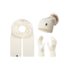 Rock Creek Schal M&uuml;tze Handschuhe Set Winterset