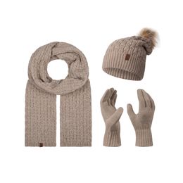 Rock Creek Schal M&uuml;tze Handschuhe Set Winterset