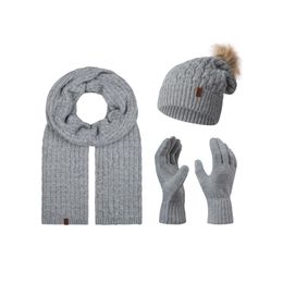 Rock Creek Schal M&uuml;tze Handschuhe Set Winterset