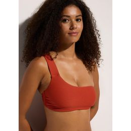 bonprix One Shoulder Bikini Oberteil, braun