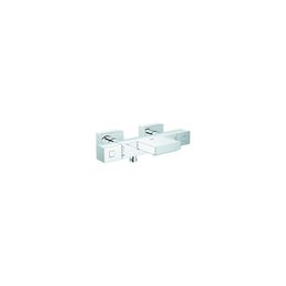 Grohe Wannen-Thermostat Grohtherm Cube 1/2", XL Wasserfall, Wandmontage, chrom (34497000)