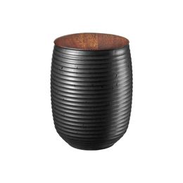Asa teedose, black mit holzdeckel