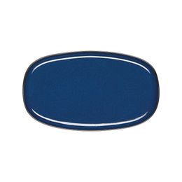 Asa platte, oval, midnight blue
