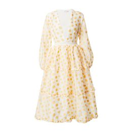 True Decadence Kleid Damen Gr&ouml;&szlig;e 38 beige / gelb Winterkleid