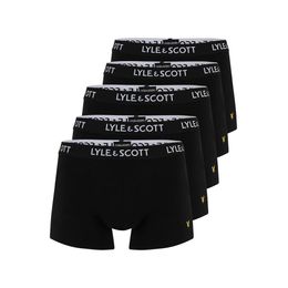 Lyle & Scott Lyle & Scott Boxershorts 'MiIler' Herren Größe M gelb / schwarz / weiß