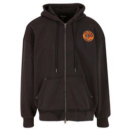 True Religion Sweatjacke 'Tiger' Herren Größe XL orange / schwarz / weiß