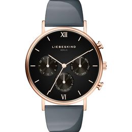 Liebeskind Berlin Uhr Damen Gr&ouml;&szlig;e One Size rosegold / dunkelgrau / schwarz