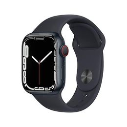 Apple Watch Series 7 (2021) GPS + Cellular 41 mm - Aluminium Mitternacht - Sportarmband Midnight