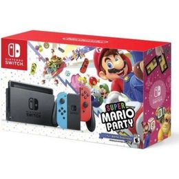 Nintendo Switch 32GB - Schwarz + Super Mario Party