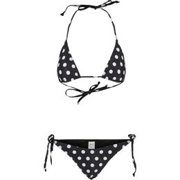 Urban Classics Bikini Damen Größe S schwarz / weiß