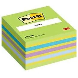 Post-it Haftnotizenw&uuml;rfel 76 x 76 mm Farbig sortiert 450 Blatt