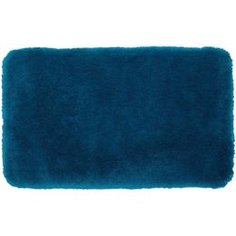 G&ouml;zze Badematte G&Ouml;ZZE "&raquo;DELUXE&laquo;", blau (petrol), rechteckig (60cm x 100cm ), 1 Stk., Polyester, Badematten, Badematte, mit extra hohem Flor