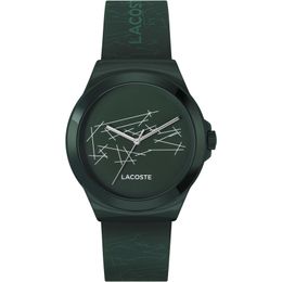 Quarzuhr Lacoste "NEOCROC", grün (dunkelgrün), Armbanduhren, Herren, Armbanduhr, Herrenuhr, Silikonarmband, analog