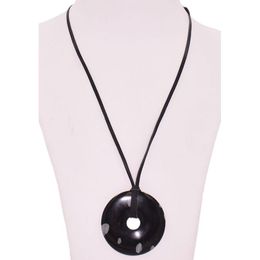 Firetti Damen &raquo;Schmuck Geschenk Donut&laquo; Made in Germany - mit Onyx, Aventurin, Dalmatiner Jaspis oder Obsidian schwarz-wei&szlig;