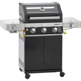 R&ouml;sle R&Ouml;SLE Gasgrill &raquo;BBQ-Station VIDERO, 25520&laquo; G3-S Schwarz, 3 Brenner, extra Primezone und Seitenbrenner, VARIO+ schwarz