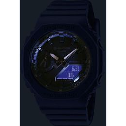 Casio G-Shock Damen Casio G-SHOCK Chronograph Quarzuhr, Armbanduhr, Damen, Herren, digital, bis 20 bar wasserdicht blau