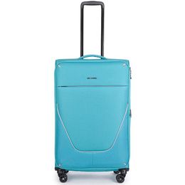 Stratic Weichgep&auml;ck-Trolley &raquo;Strong L, petrol&laquo; 108 l 4 Rollen Reisekoffer gro&szlig;er Koffer Aufgabegep&auml;ck TSA-Zahlenschloss petrol