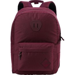 Nitro Damen Nitro Freizeitrucksack &raquo;Urban Classic&laquo; Daypack mit Laptopfach, Alltagsrucksack, Schulrucksack rot