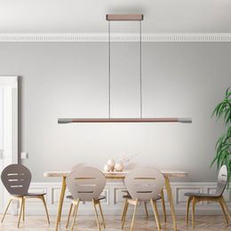 Paul Neuhaus Pendelleuchte &raquo;HOOP&laquo; LED-Board 1 Stk. Warmwei&szlig; LED, dimmbar, Simply Dim, Memory, nach Trennung vom Netz, Comfort Lift braun