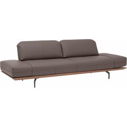 Creation BY ROLF BENZ 4-Sitzer &raquo;CR.420, Designsofa, Loungesofa&laquo; in 2 Qualit&auml;ten, Holzrahmen in Eiche Natur oder Nu&szlig;baum, Breite 252 cm beige Leder 