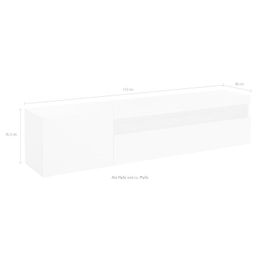Inosign Lowboard &raquo;Egypt&laquo; Breite 155 cm grau