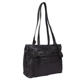 Harbour 2nd Damen Harbour 2nd Shopper &raquo;Zea&laquo; Damen Henkeltasche, Schultertasche, Handtasche mit Logodruck grau