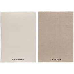 OCI DIE TEPPICHMARKE Teppich &raquo;JOKER OF COLORS&laquo; rechteckig 5 mm H&ouml;he Wendeteppich, weiche flache Oberfl&auml;che beige Polyester