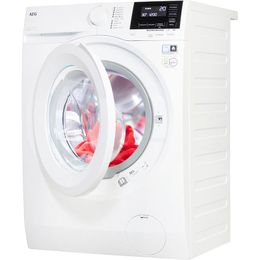 AEG Waschmaschine 6000 &raquo;LR6A668&laquo; 8 kg 1600 U/min Hygiene-Programm mit Dampf: Entfernt zuverl&auml;ssig Viren und Bakterien wei&szlig; Aqua Control System - 