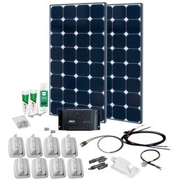VICTRON ENERGY Solaranlage »SPR Caravan Kit, Solar Peak PRS15 240« schwarz, weiß