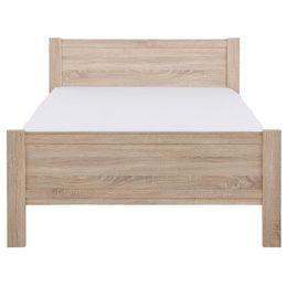 Priess Bett &raquo;Husum Schlafzimmer Jugendzimmer Rahmenbett&laquo; mit Komforth&ouml;he verschiedene Ausf&uuml;hrungen hochwertige Premium Qualit&auml;t struktureichefarben...