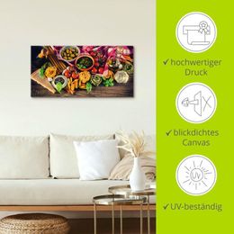 Artland Wandbild »Italienisch mediterrane Lebensmittel« Lebensmittel 1 Stk. tlg. als Alubild, Outdoorbild, Leinwandbild, Poster, Wandaufkleber...