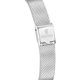 Festina Damen Quarzuhr &raquo;Grace&laquo; Armbanduhr, Damenuhr, Swiss Made, Edelstahlarmband, Saphirglas