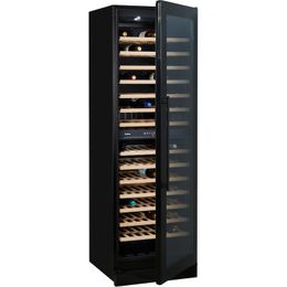 Amica Weink&uuml;hlschrank &raquo;WK 348 100 S&laquo; f&uuml;r 117 Standardflaschen &aacute; 0,75l, Standk&uuml;hlschrank silber